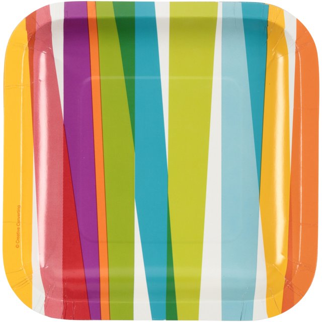 Creative Converting Birthday Text Plates 15 ct Pack - Walmart.com