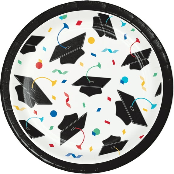 Creative Converting Cap Toss Graduation Dessert Plates, 24 ct - Walmart.com