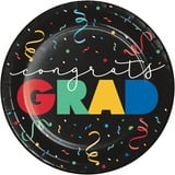 Creative Converting Cap Toss Graduation Paper Plates, 24 ct - Walmart.com