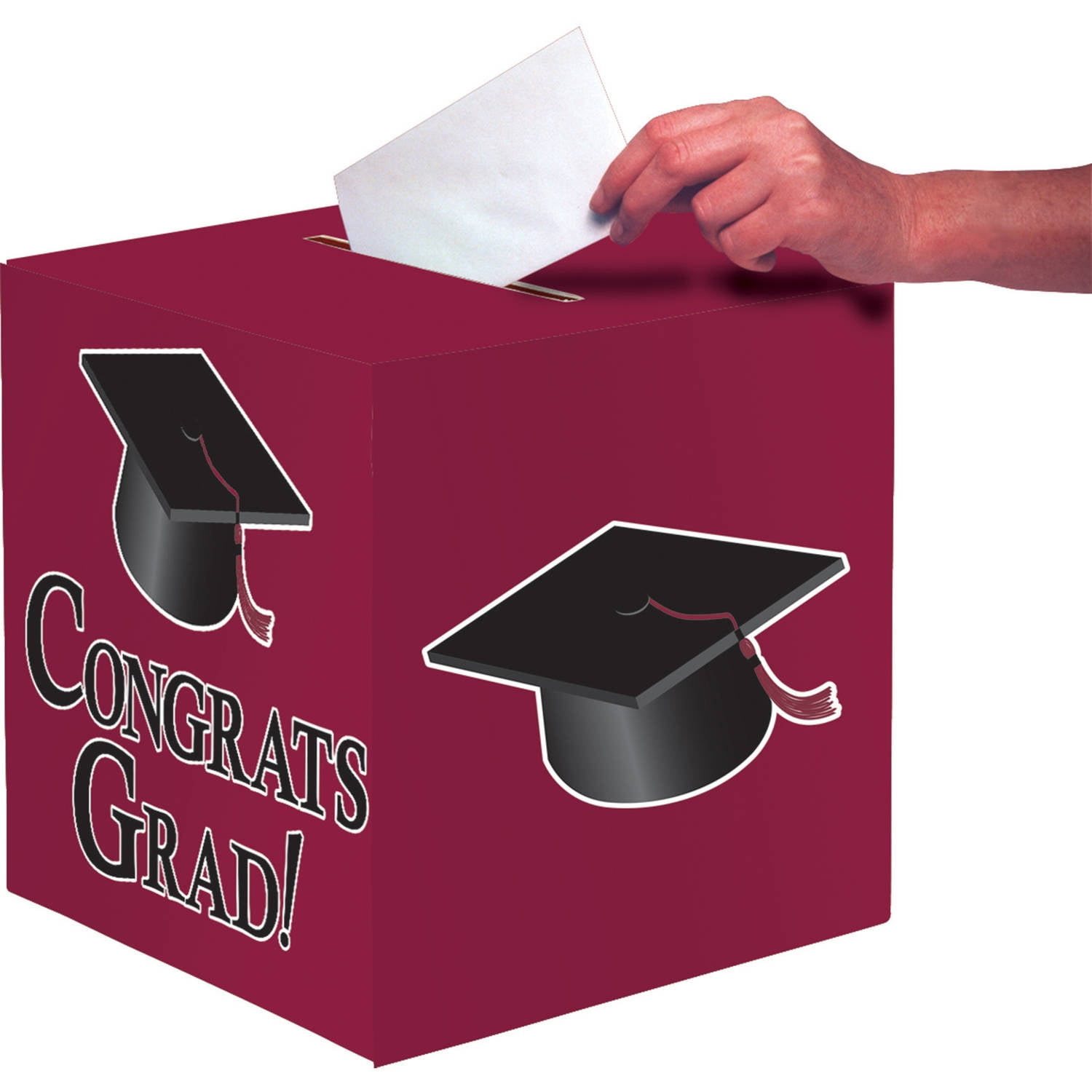 Hoffmaster Group 6 by 1 Congratulations Graduation Party Card Box ...