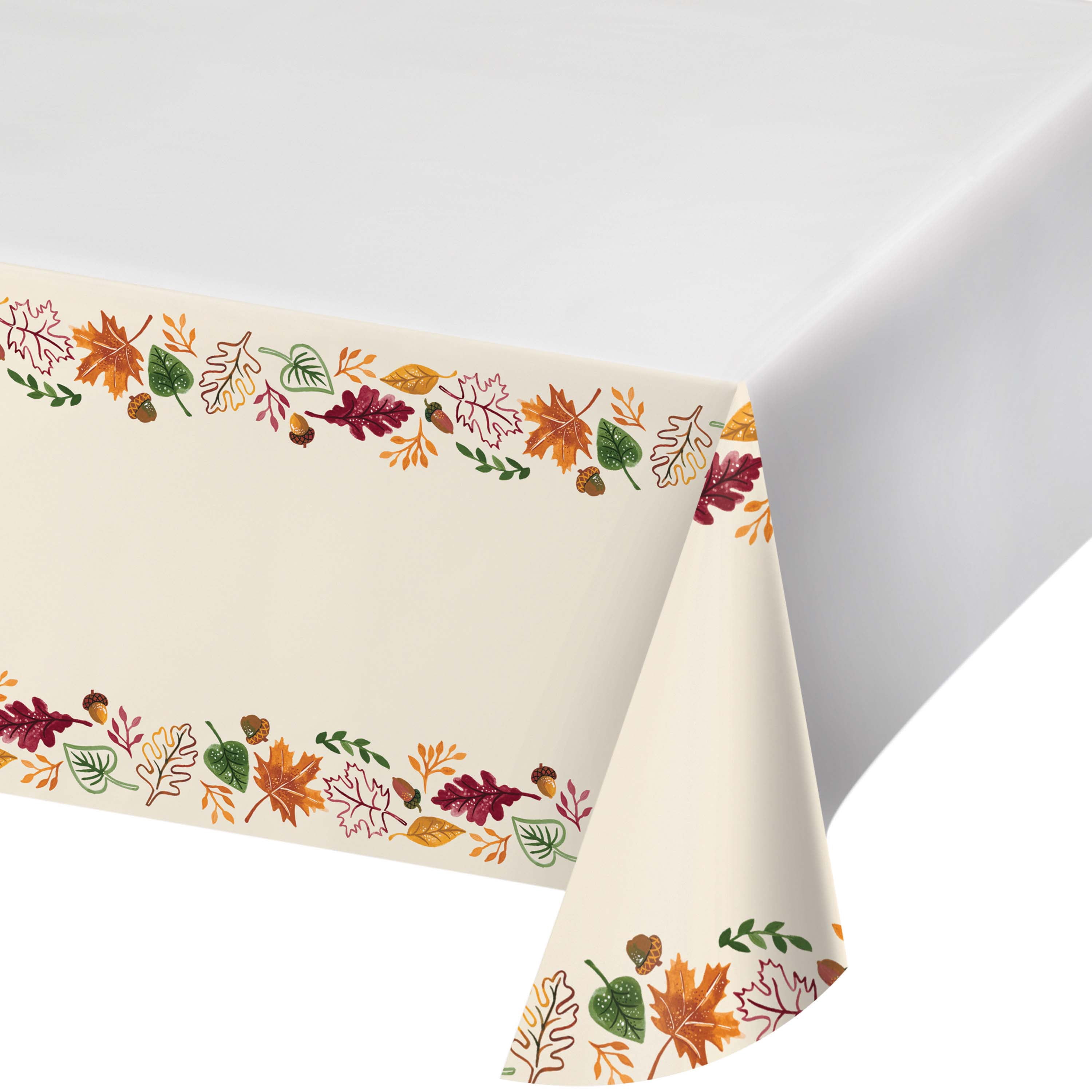 Creative Converting Fall Festivities Thanksgiving Paper Tablecloths, 3 ...