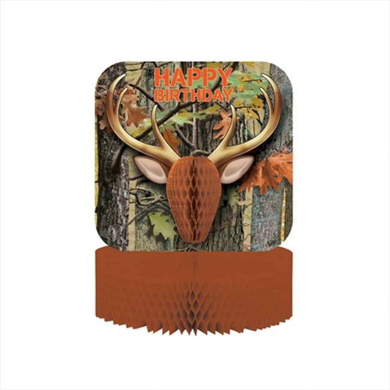 Creative Converting 265676 Hunting Camo - Centerpiece & Honeycomb ...