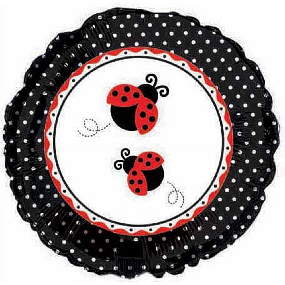 Creative Converting Ladybug Fancy Metallic Balloon - Walmart.com