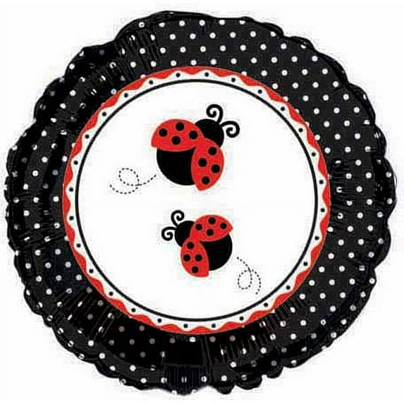Creative Converting Ladybug Fancy Metallic Balloon - Walmart.com