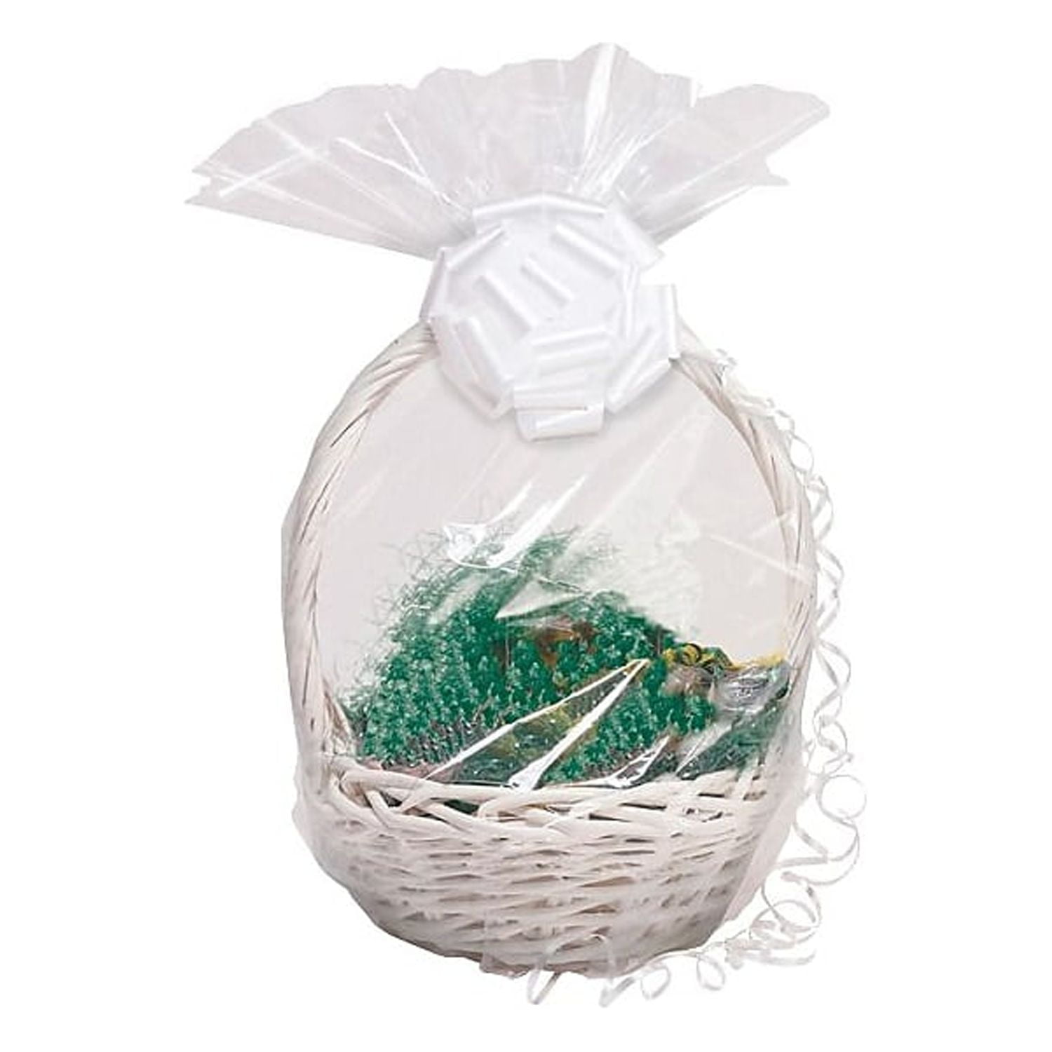 Creative Converting Cello Basket Bag 24"X25"-Clear - Walmart.com