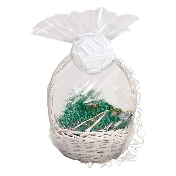 Creative Converting Cello Basket Bag 24"X25"-Clear - Walmart.com