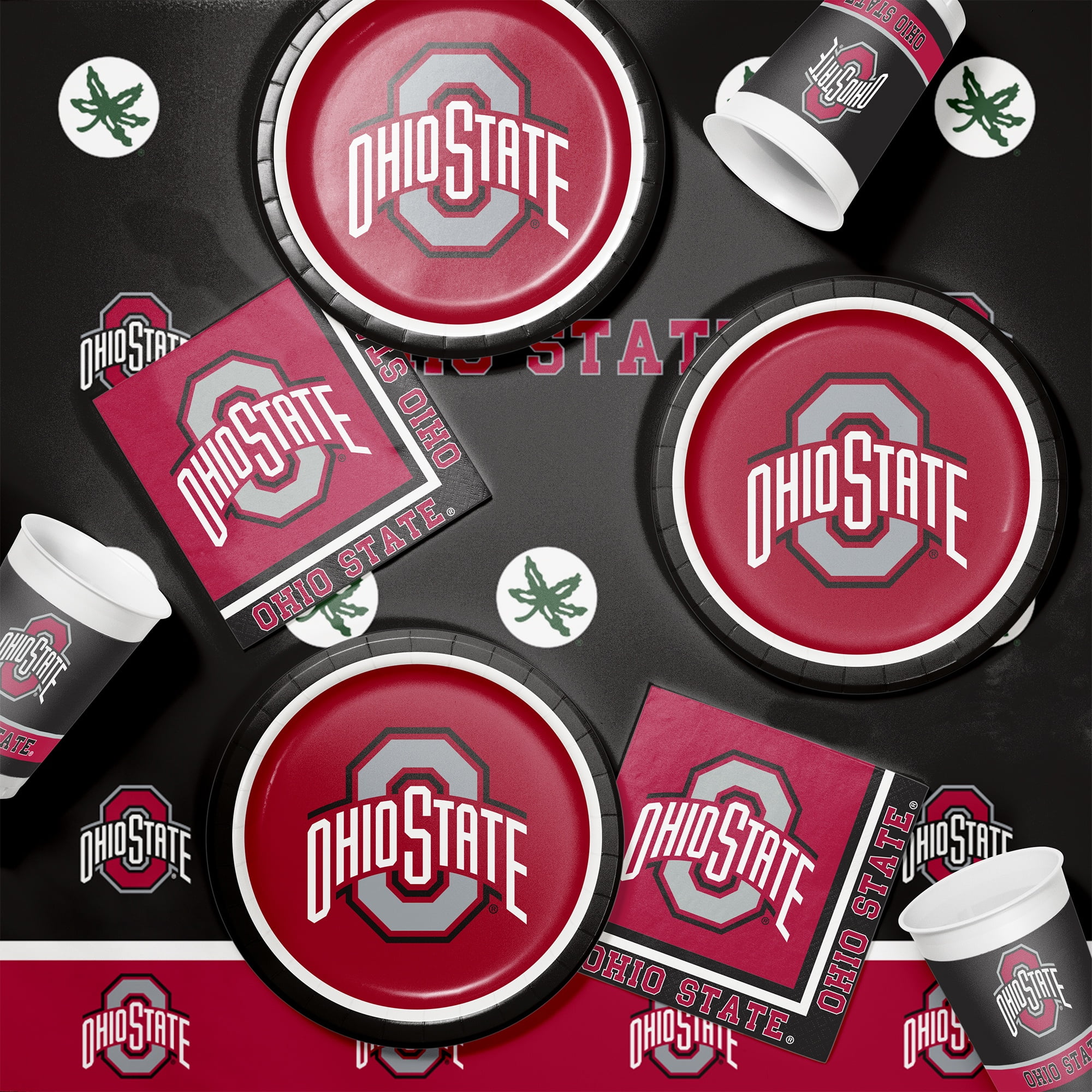 Creative Converting Ohio State University Tailgating Kit, Serves 8 ...