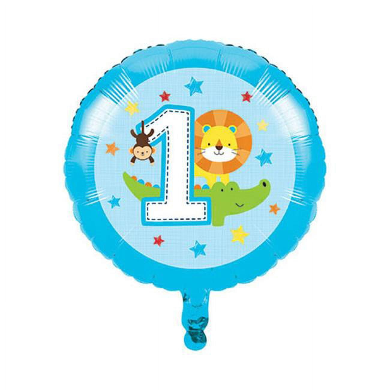 Creative Converting One is Fun Boy Mylar 18" Multi-color 1st Birthday ...
