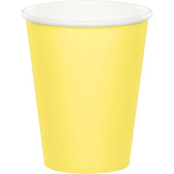 Creative Converting Paper Cups, 9 Oz, Yellow, 24 Ct - Walmart.com