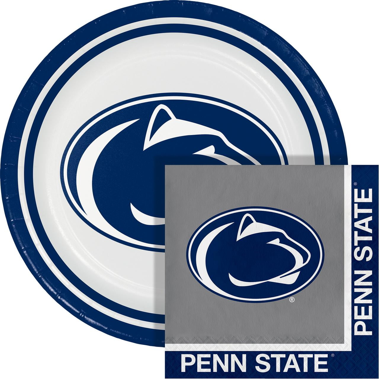 Creative Converting Penn State University Paper Plate and Napkin Party ...