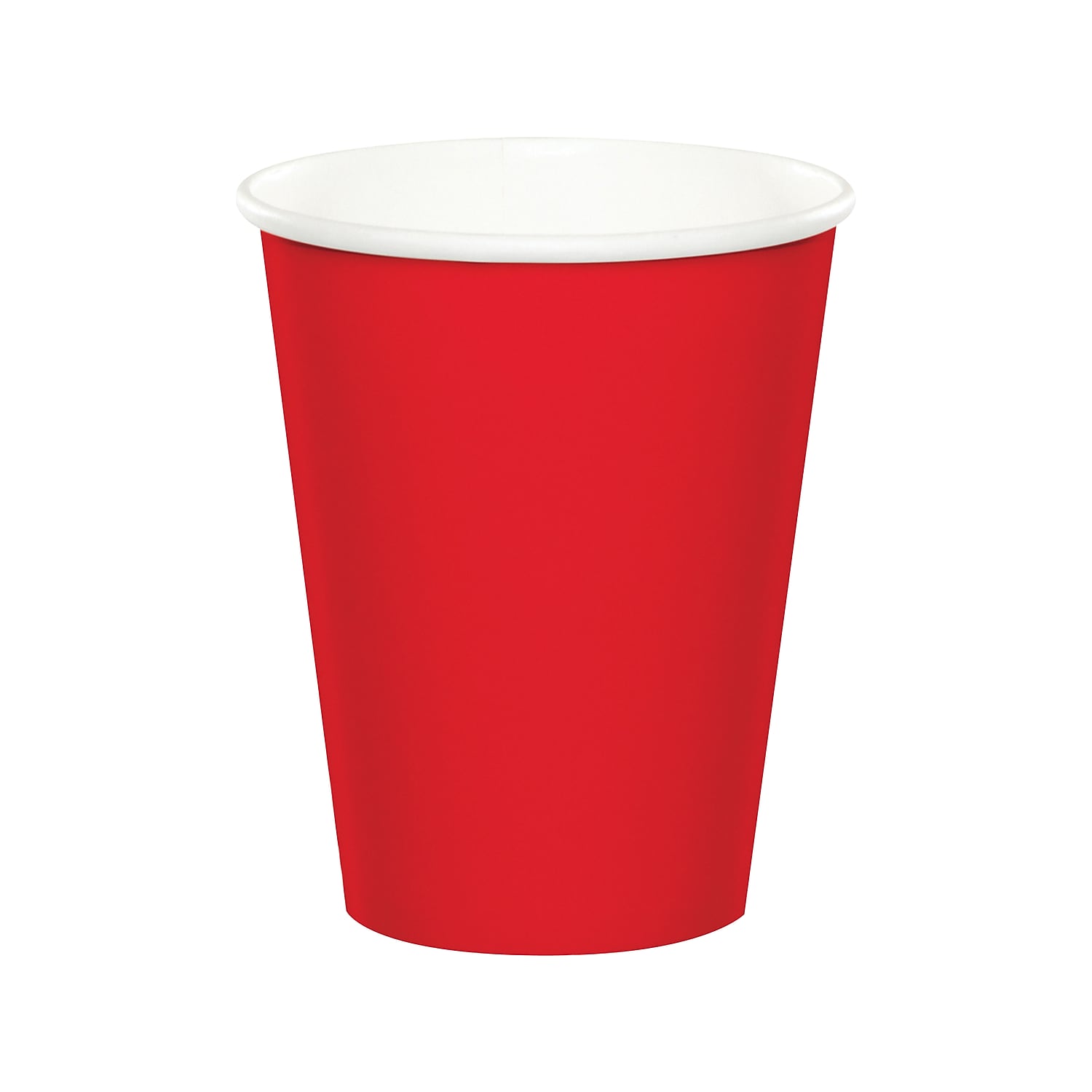 Creative Converting Touch of Color Hot/Cold Paper Cup 9 z. Classic Red ...
