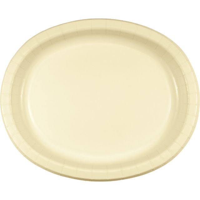 Creative Converting Touch of Color Paper Platters, Oval, 10" x 12 ...