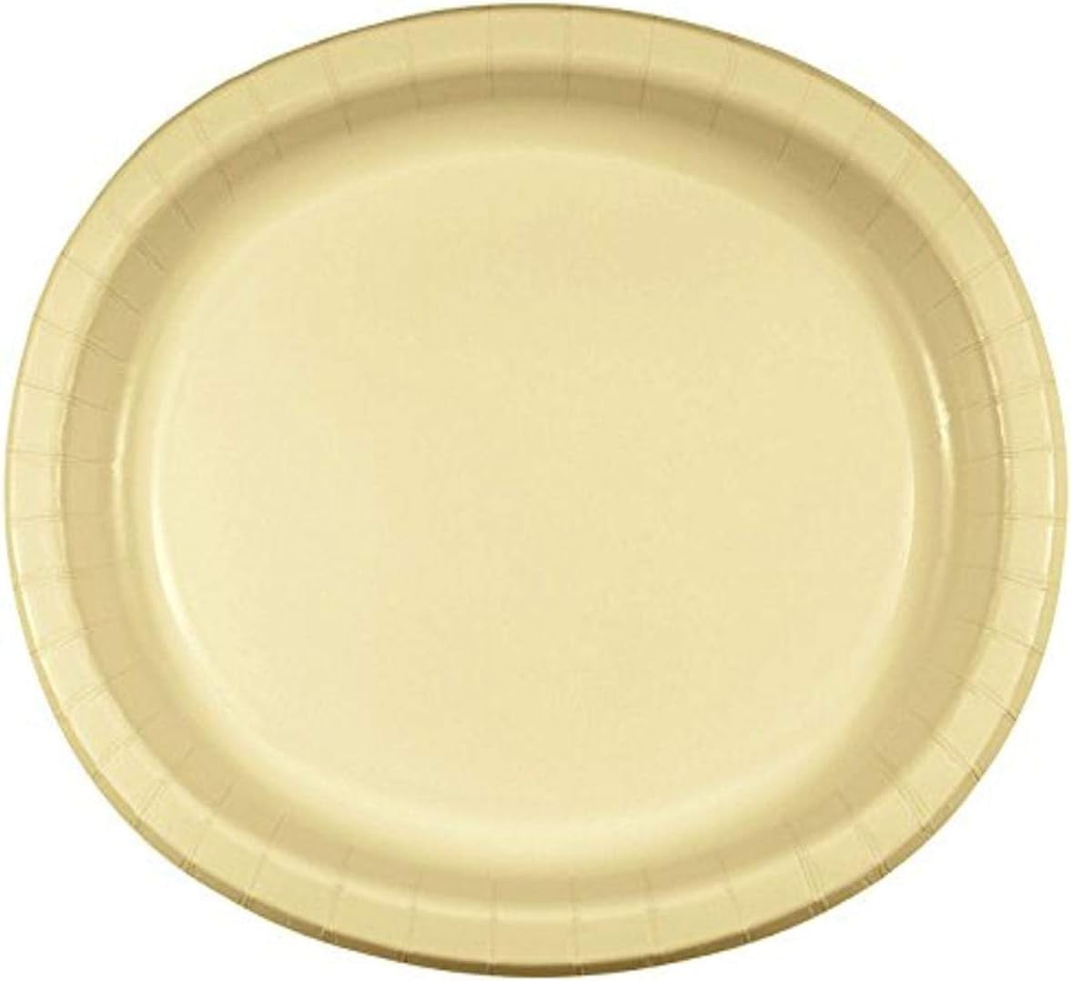 Creative Converting Touch of Color Paper Platters, Oval, 10" x 12 ...