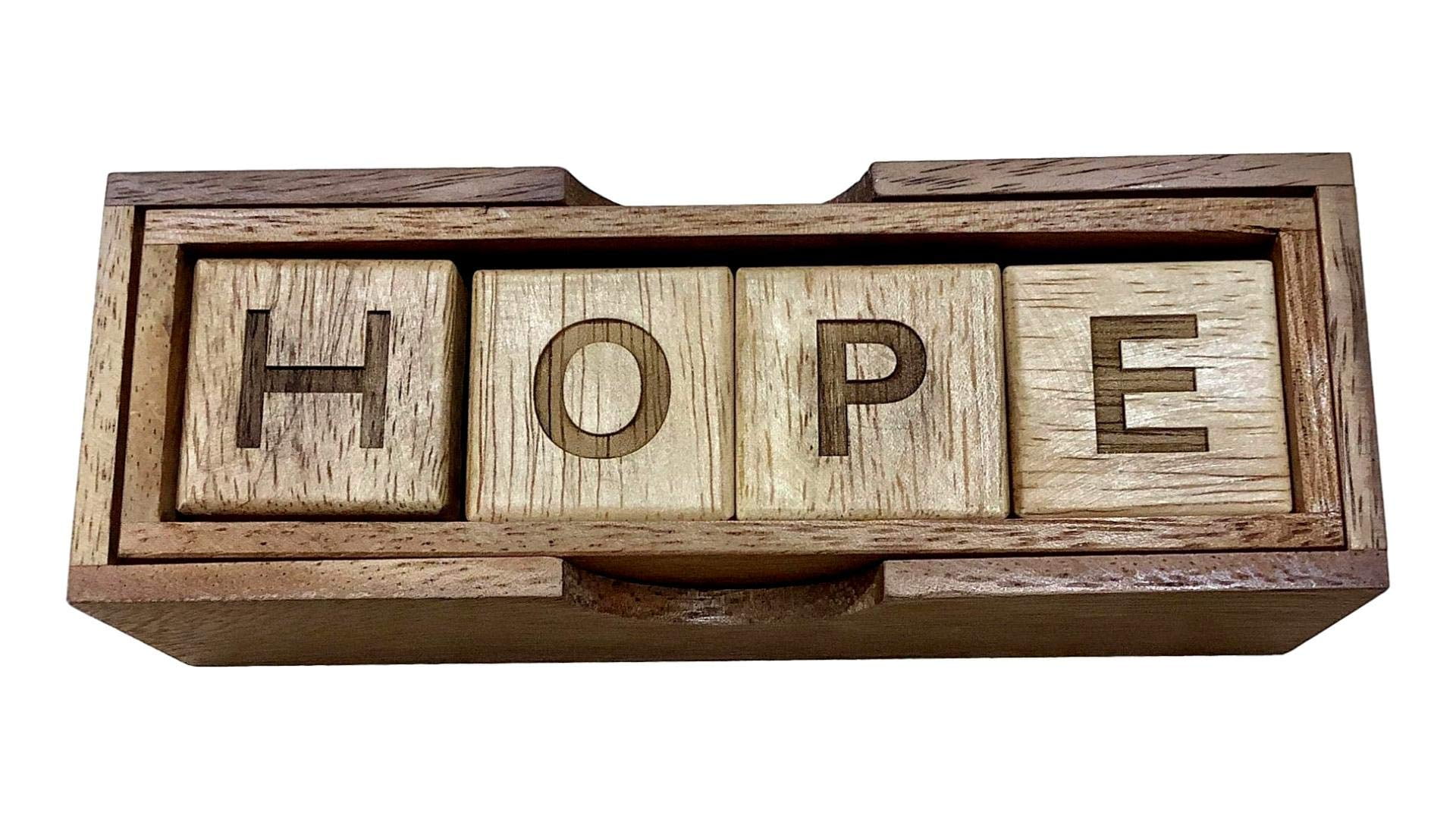 Creative Crafthouse Alphabet Soup, Wood Word Puzzle & Brain Teaser Game ...