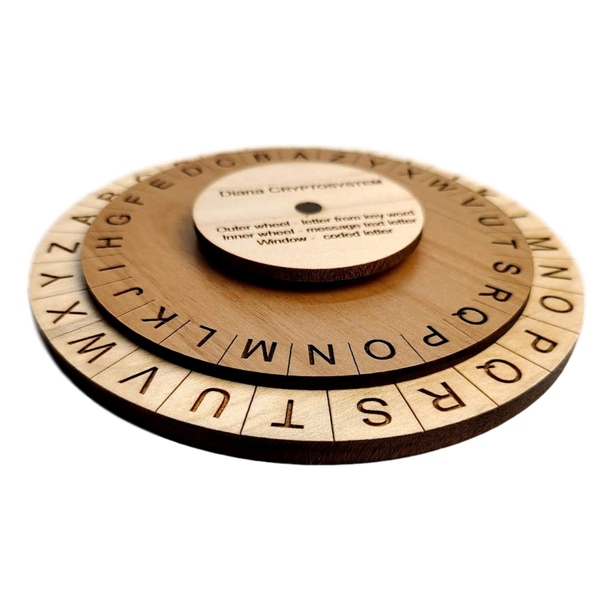 Creative Crafthouse Diana Cipher Wheel, Portable Special Forces Code ...