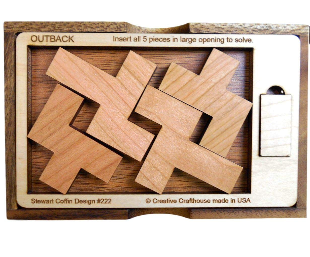 Creative Crafthouse Outback Puzzle by S. Coffin, Expert Wood Brain ...