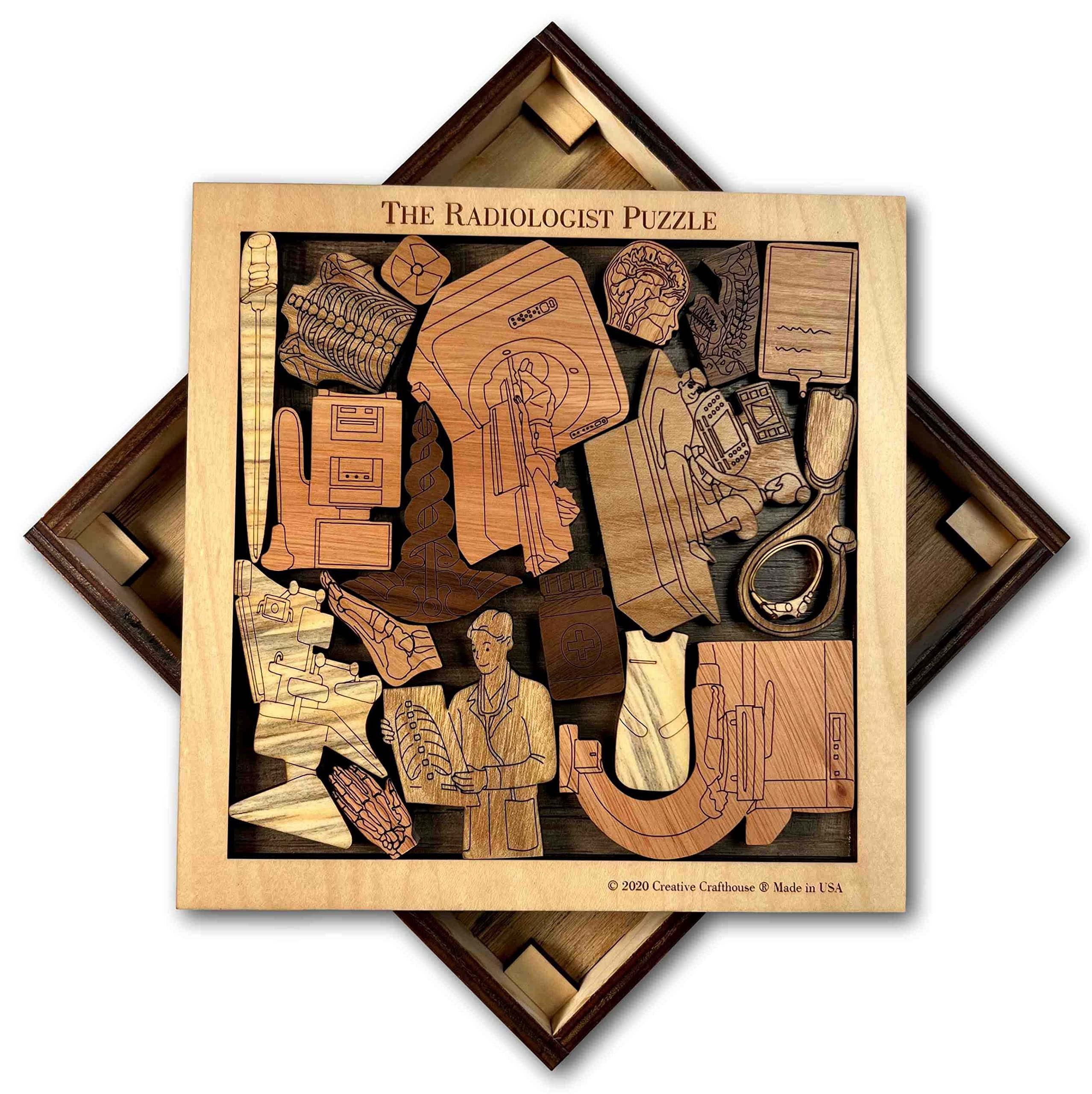 Creative Crafthouse Radiologist Puzzle, Medical Imaging Gift, USA Made ...