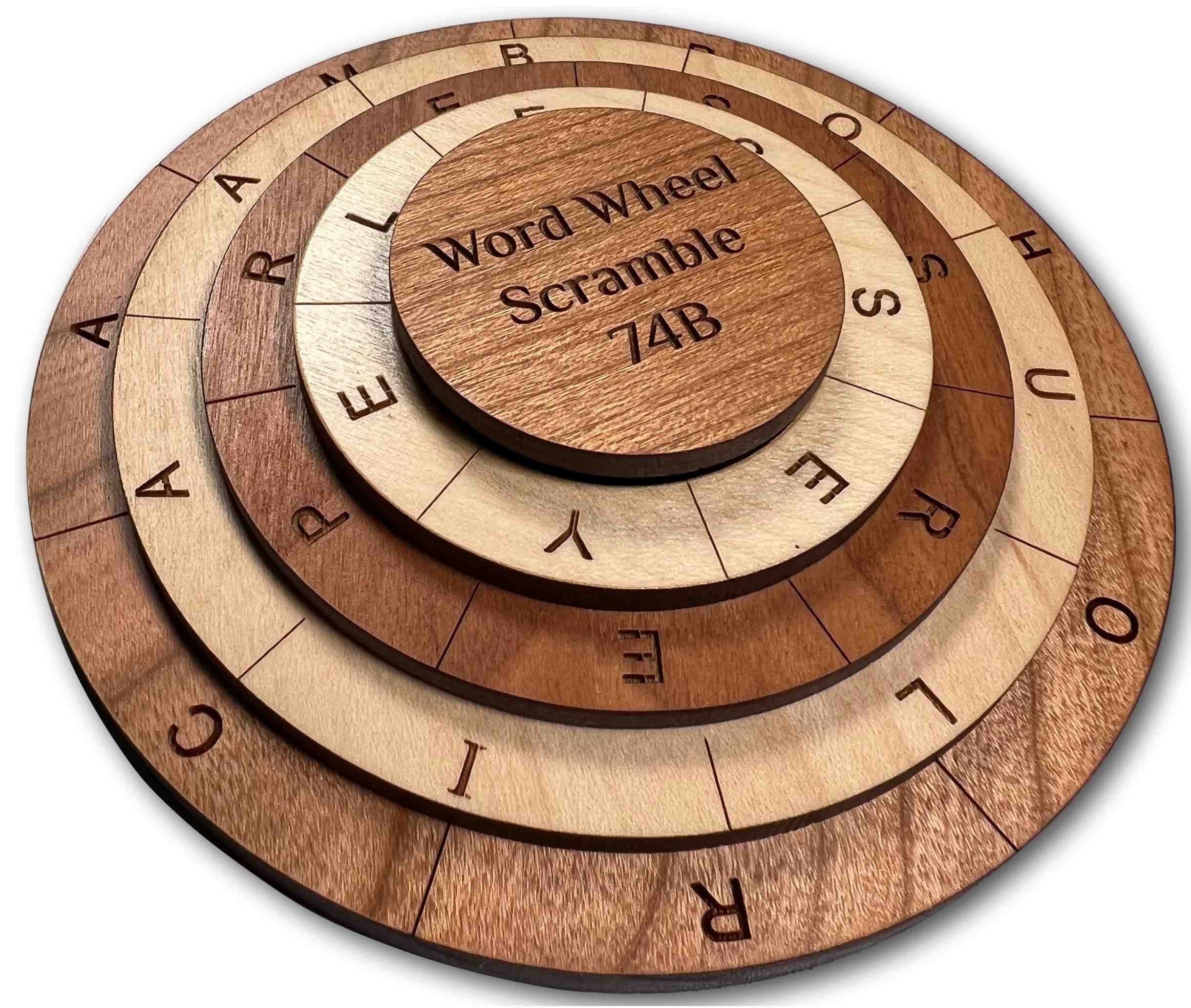 Creative Crafthouse Word Wheel Scramble 74B, 100+ Brain Teasers in 1 ...