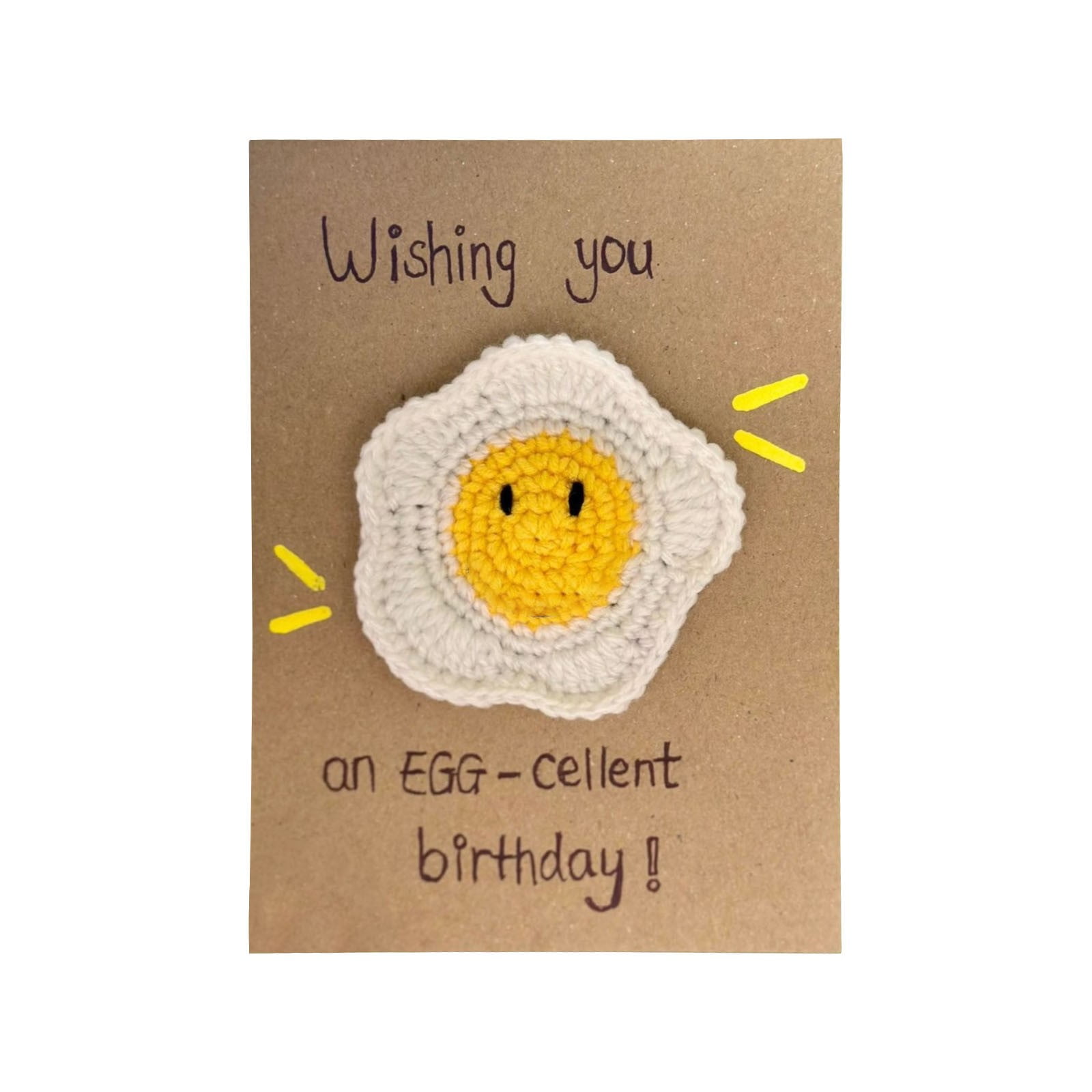 Creative Crochet Greeting Card 2025 New Handmade Cute Knitting Crochet ...