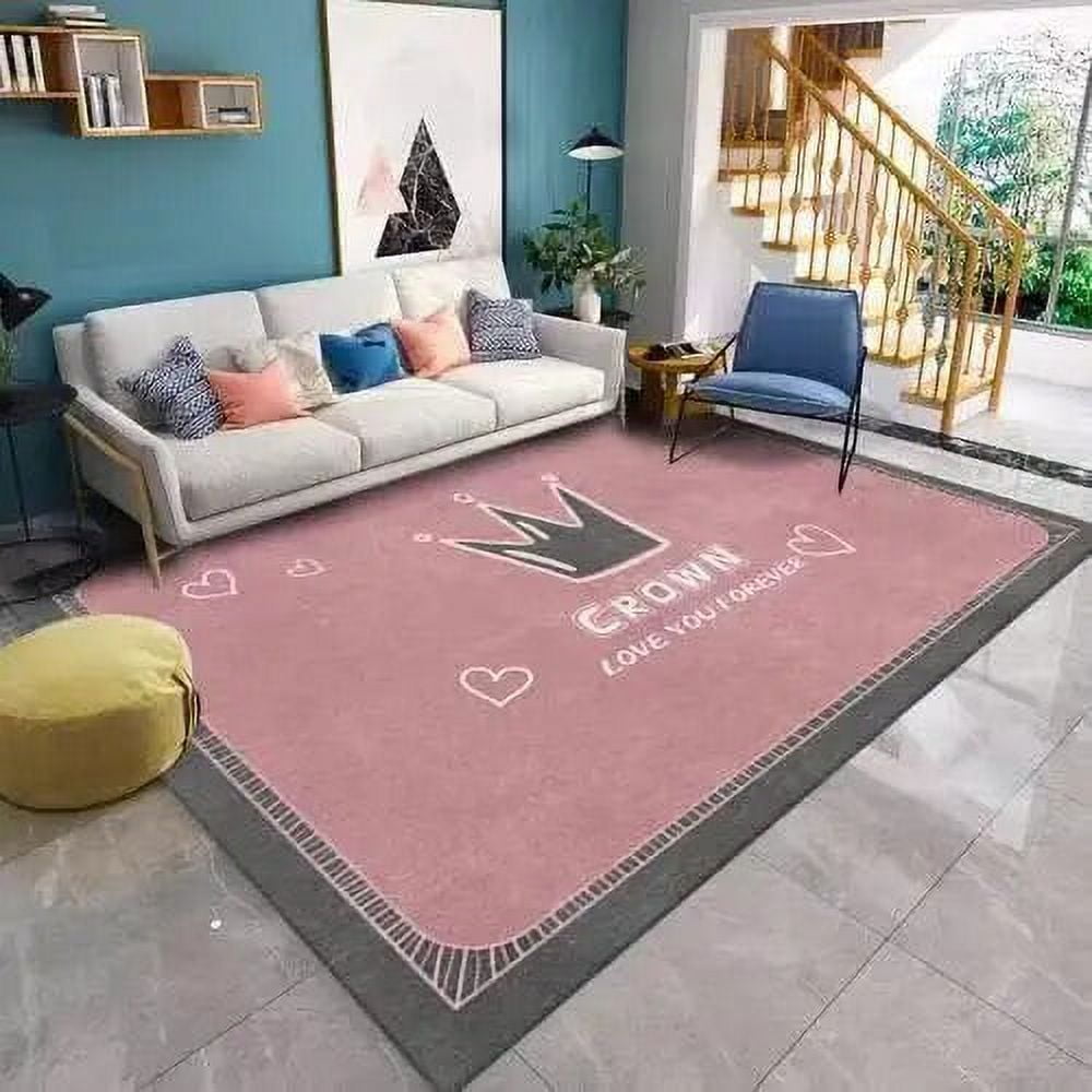 Creative Crown Pattern Carpets Living Room ration Sofa Rug Tea Table ...