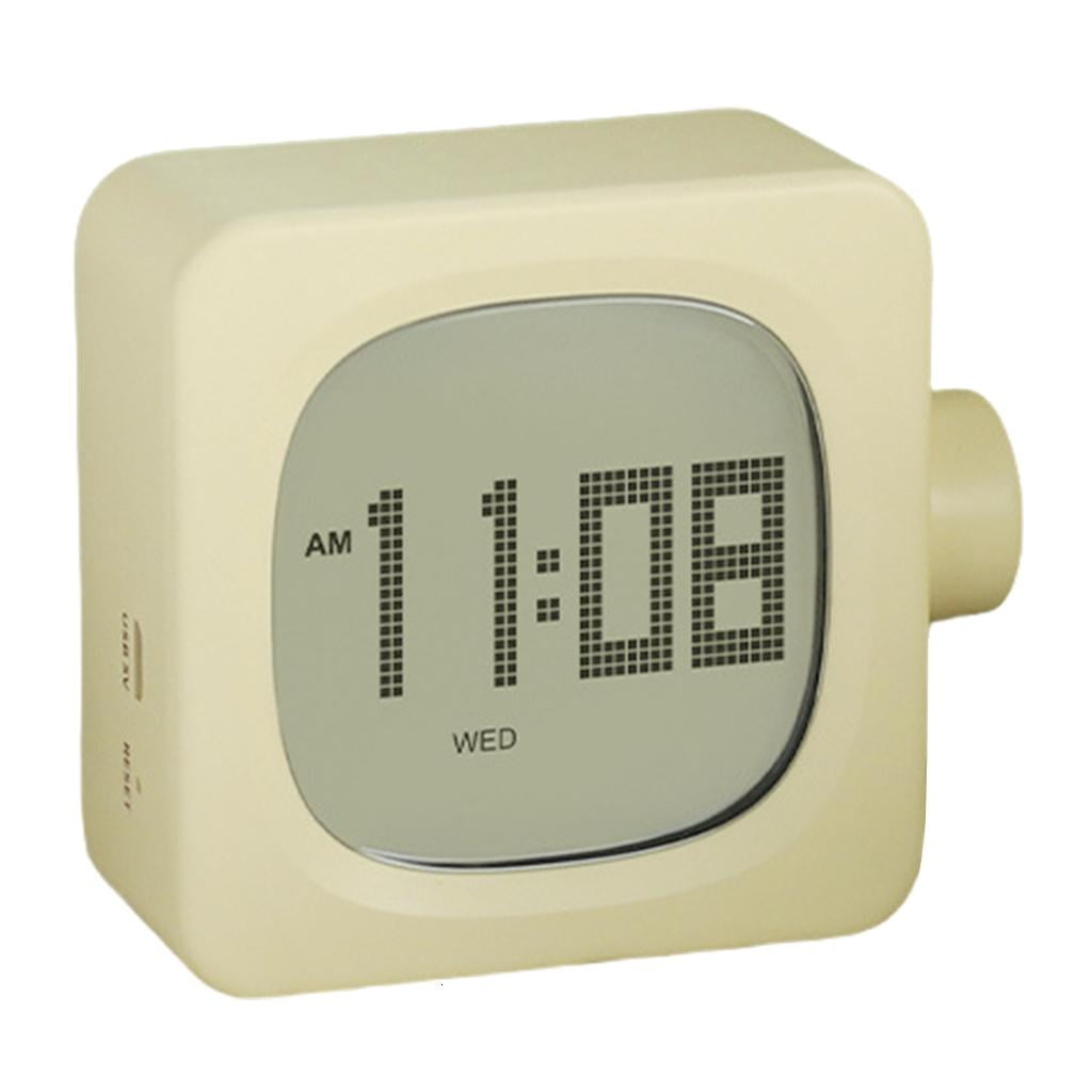 Creative Cubic Alarm Clock with Snoozes Function Timer for Students ...