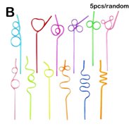 100-200 Bulk Packed Paper Straws Pattern Color -Biodegradable FDA ...