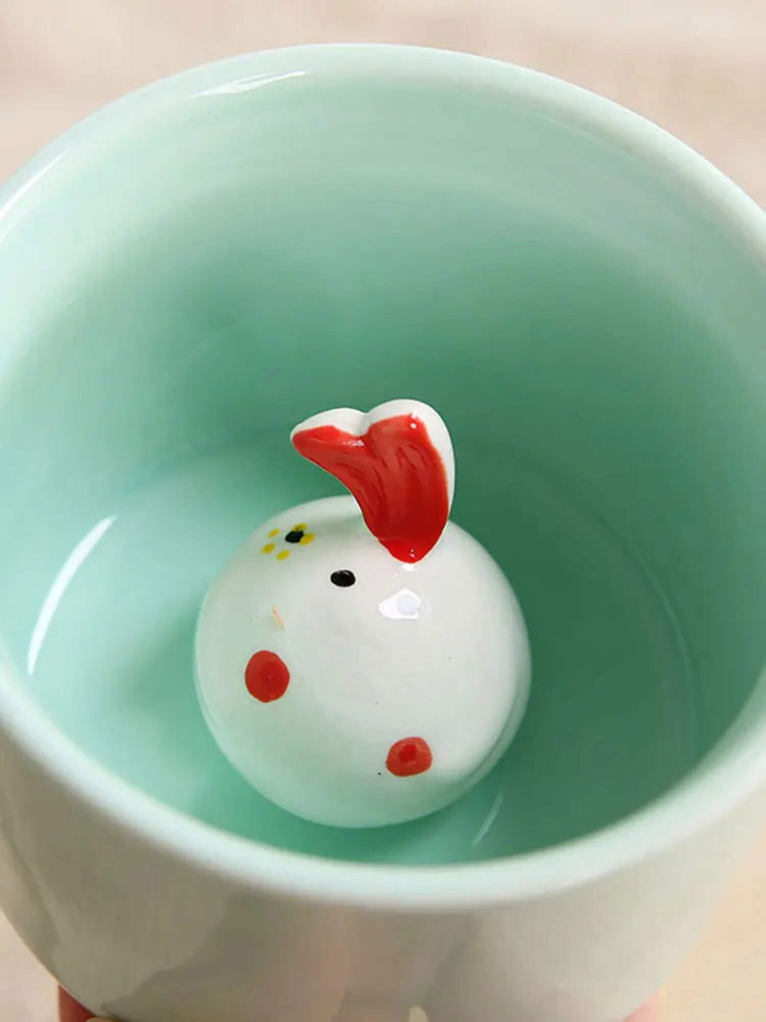 Creative Cute 3D Animals Shape Ceramic Mug Milk Coffee Cup With Handle ...