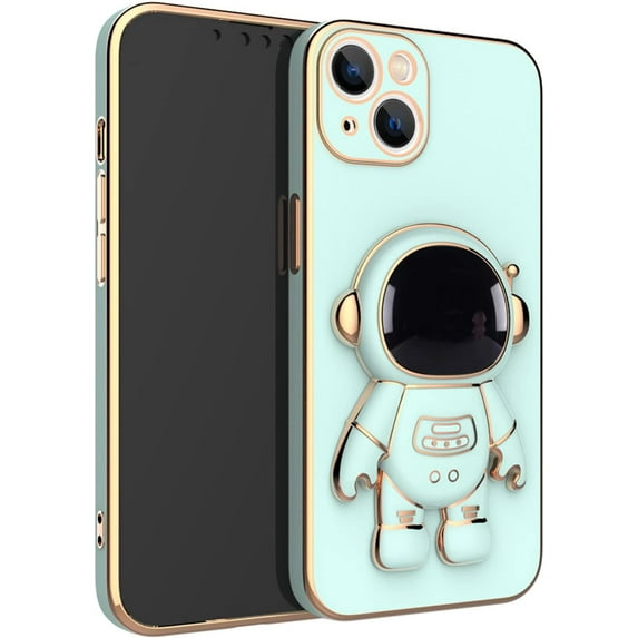 Creative Cute Astronaut Bracket TPU Phone case with Camera Protective ...
