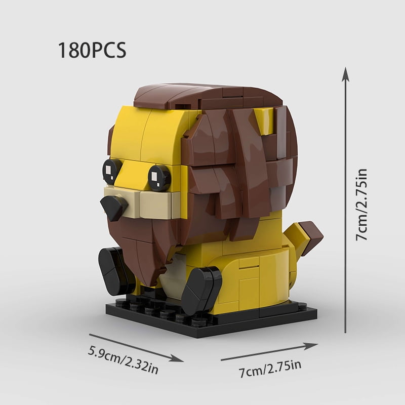 Creative DIY Assemable Animal Cute MINI Animal Lion Cartoon Pet ...