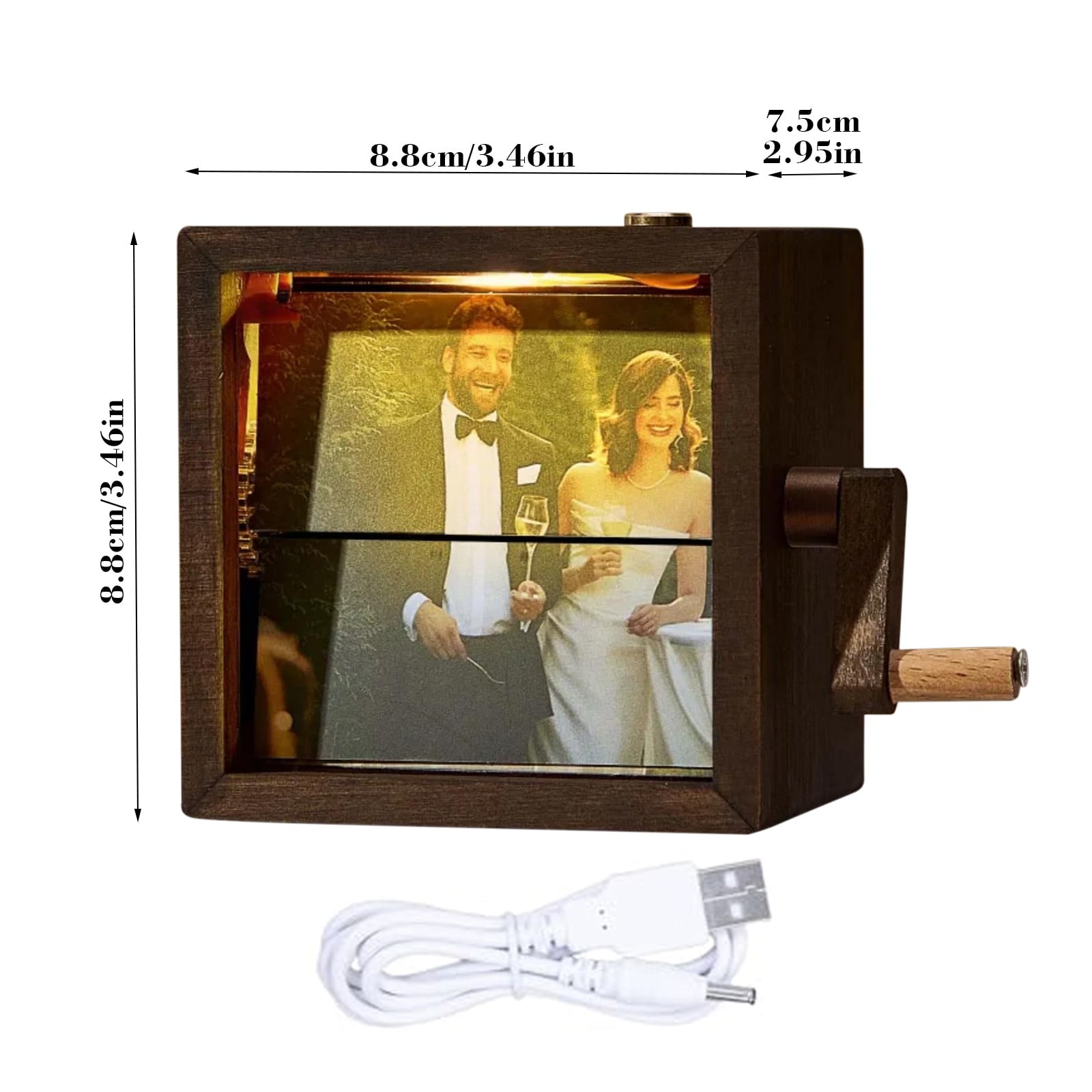 Creative DIY Customized Flip Book Photo Machine Mechanical Hand-Cranked ...