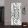 Creative DIY Door Stickers Mural Self Adhesive PVC 3D Wallpaper Art ...