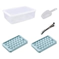 Creative DIY Ice Cube Mold 33-Cavity Spherical Ice Ball Maker, Round ...