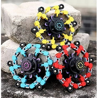 Magnetic Fidget Rings Toy Set, ADHD Relief, Anxiety Therapy Spinner for ...