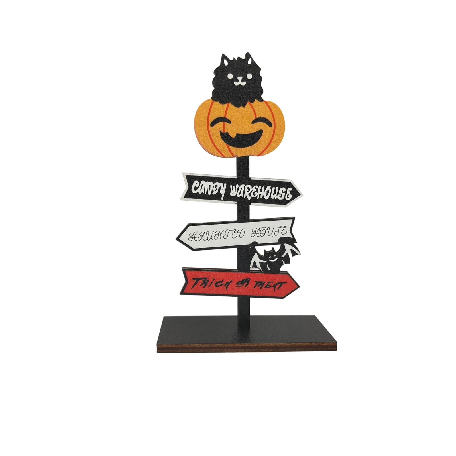 Creative Decorations Halloween Decorations Desktop Ornaments Wooden ...