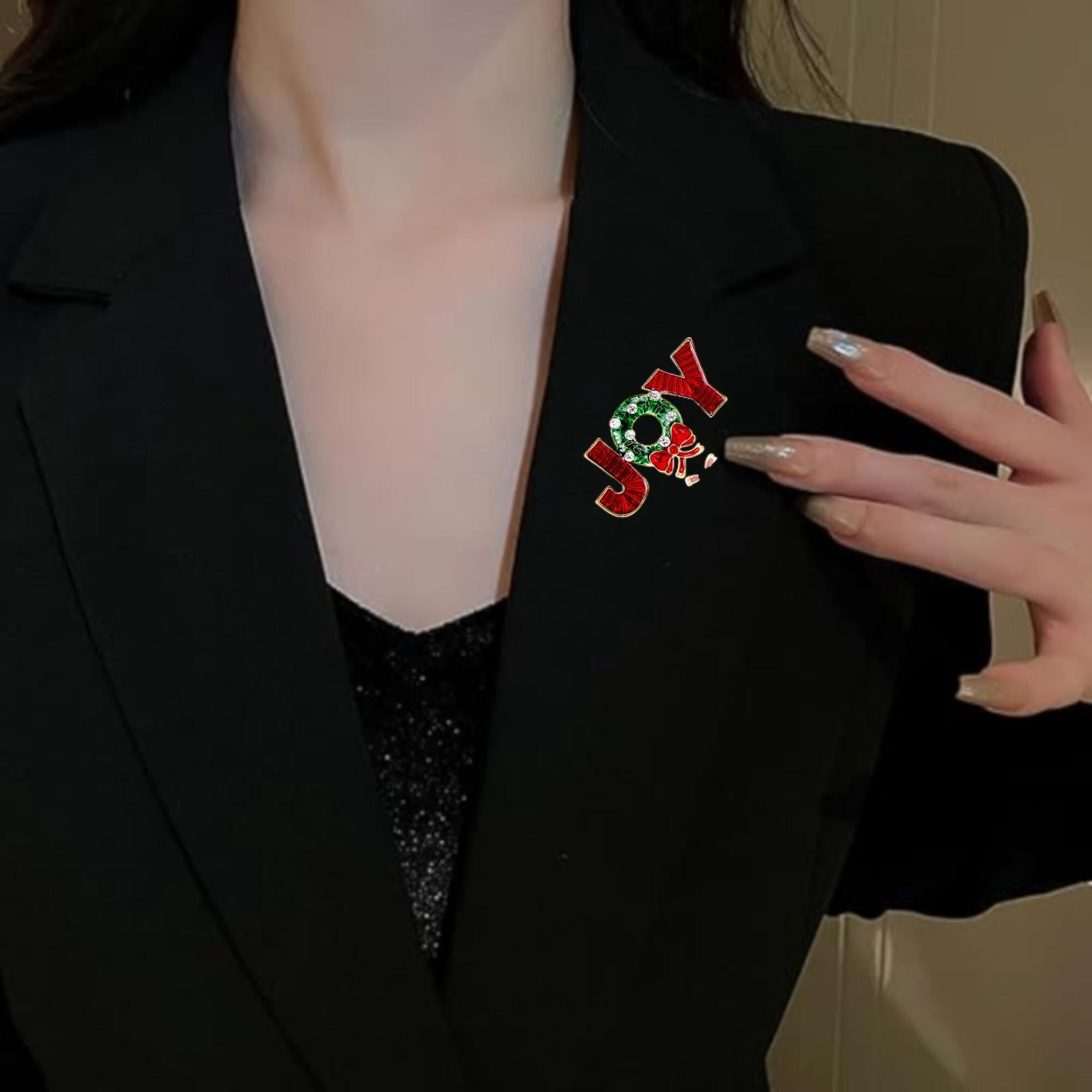 Creative Design Diamond Studded Christmas Tree Peace Fruit Cane Festive ...