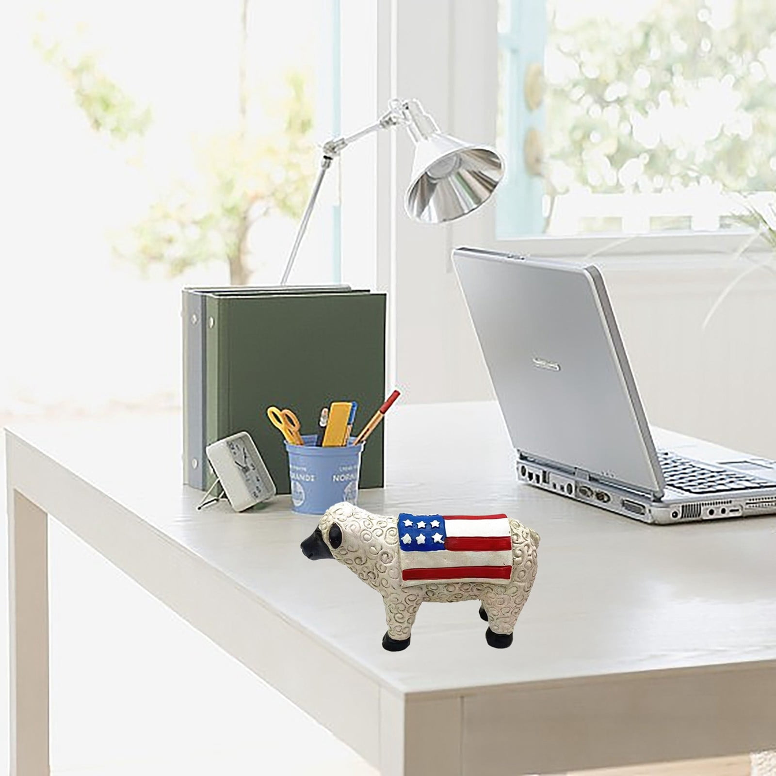 Creative Desk Displays Independence Day Farm Patriotic Statue Decorate ...