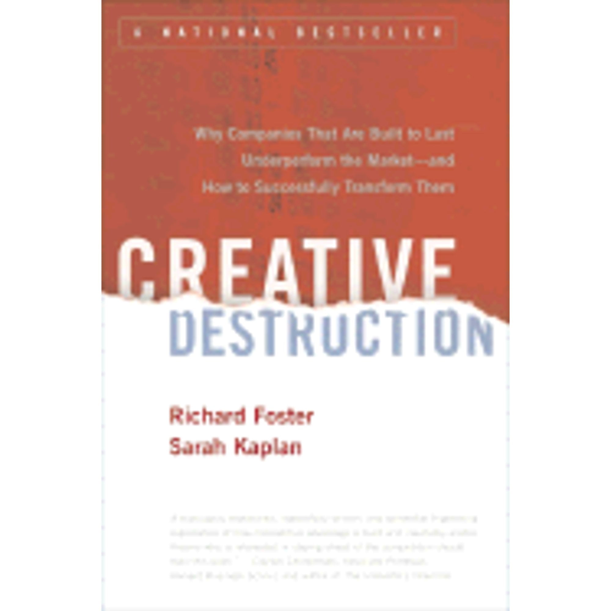 Pre-Owned Creative Destruction: Why Companies That Are Built to Last ...