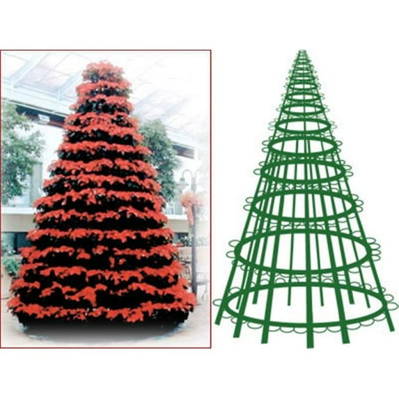 Creative Displays 15ft Full Round Tree Rack - Green Finish - Walmart.com