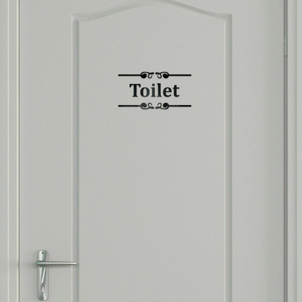 Creative Diy Fashion Personality 3D Wall Stickers Toilet Bathroom Tips ...