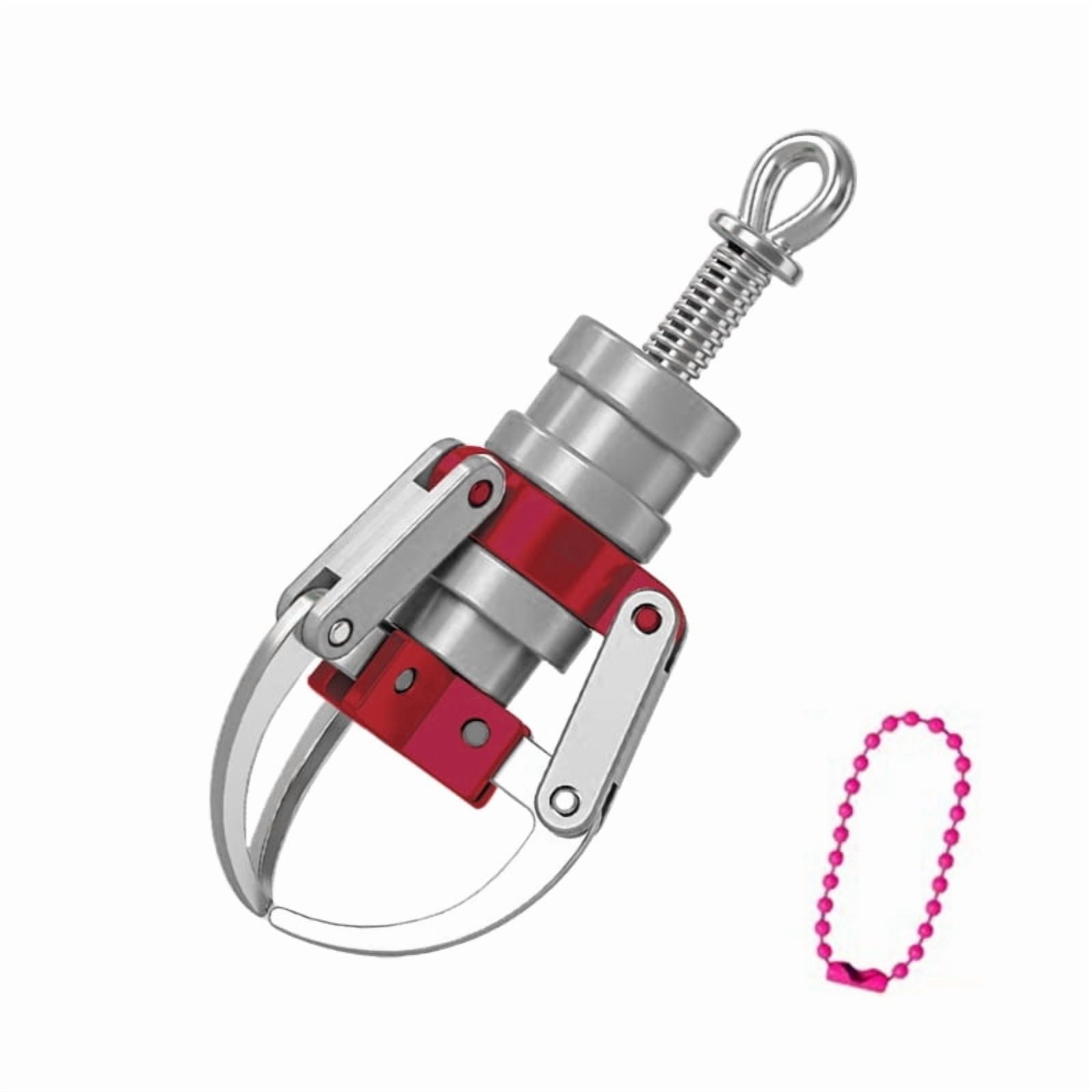 Creative Doll Machine Grab-clip Keychain Holder Secure Press Design ...