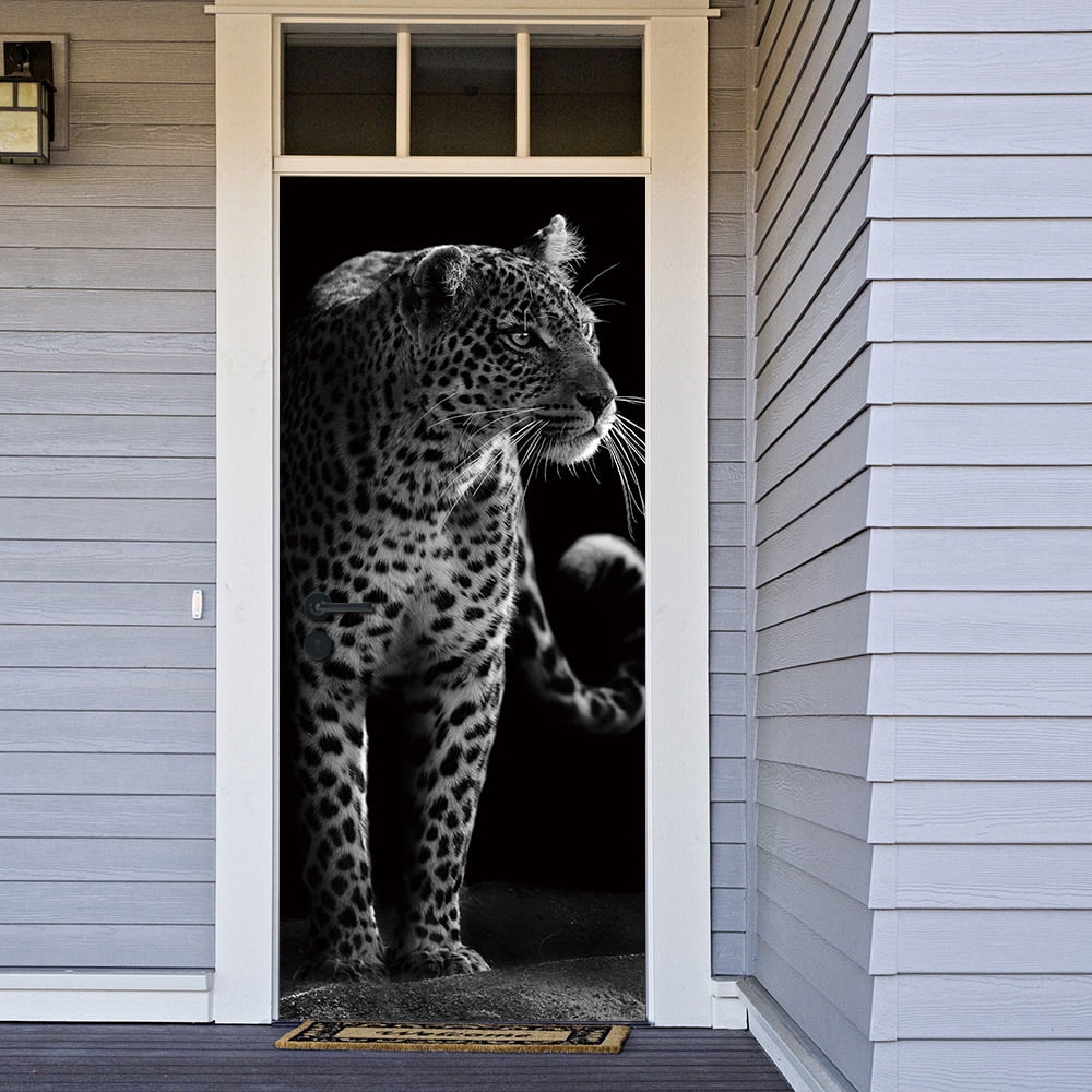 Creative Door Stickers Bedroom Sliding Door Living Room Door ...