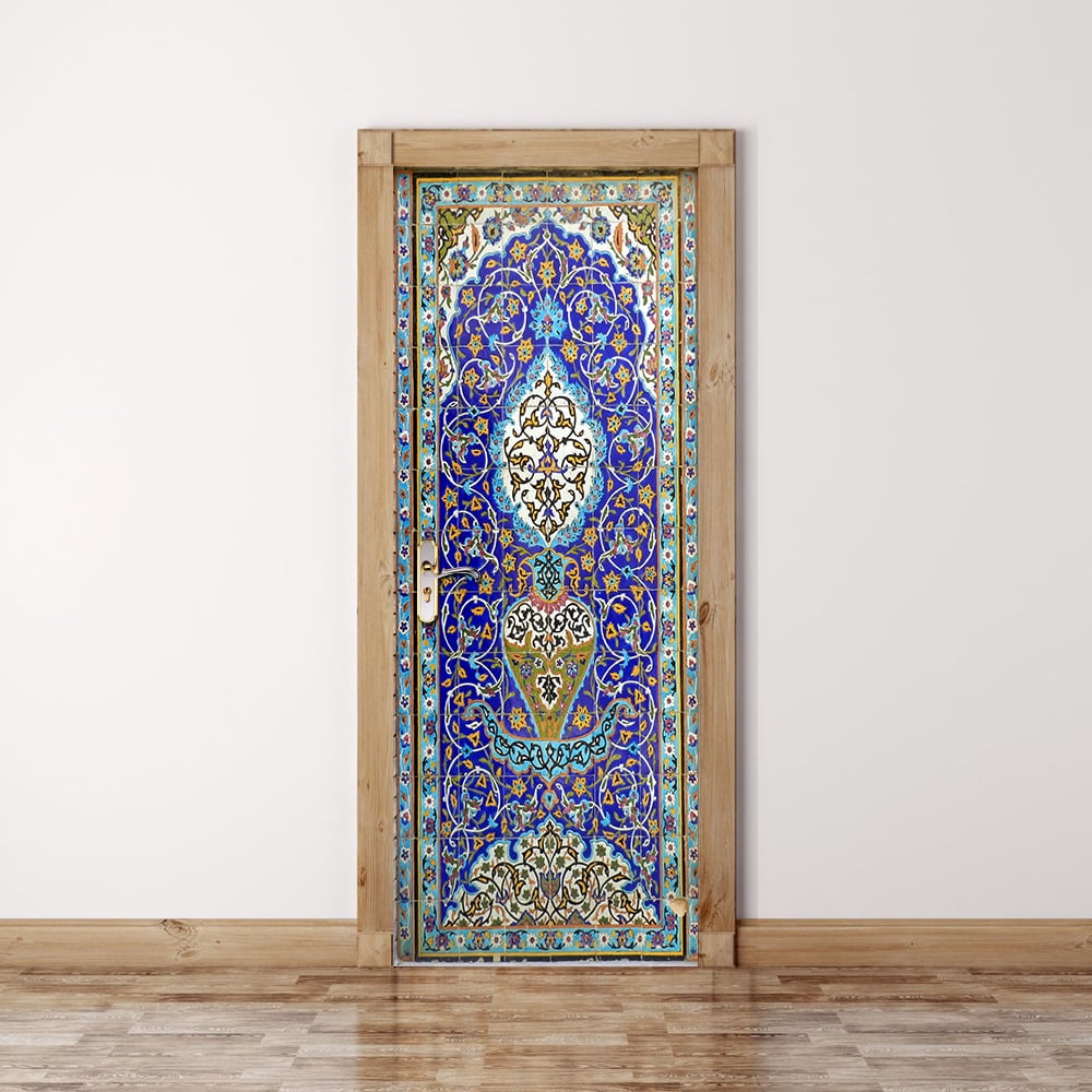 Creative Door Stickers Bedroom Sliding Door Living Room Door ...