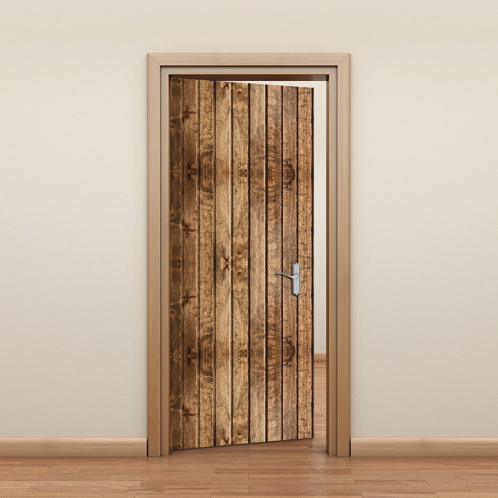 Creative Door Stickers Bedroom Sliding Door Living Room Door ...