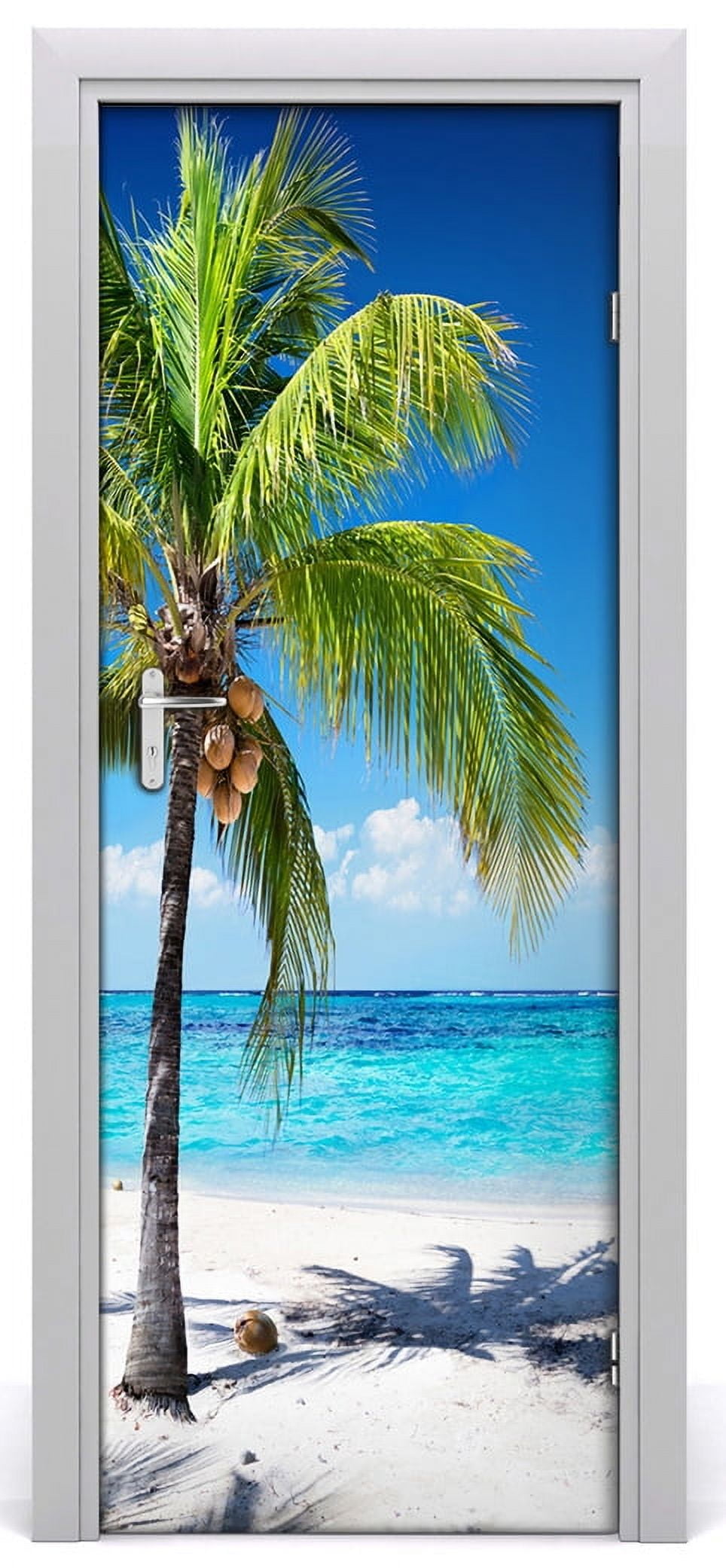 Creative Door Stickers PVC Waterproof Wallpaper Bedroom Home Decor ...