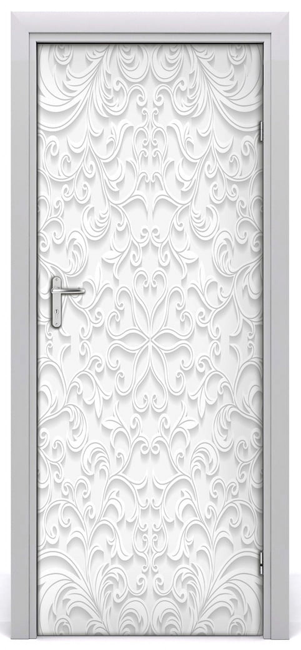 Creative Door Stickers PVC Waterproof Wallpaper Bedroom Home Decor ...