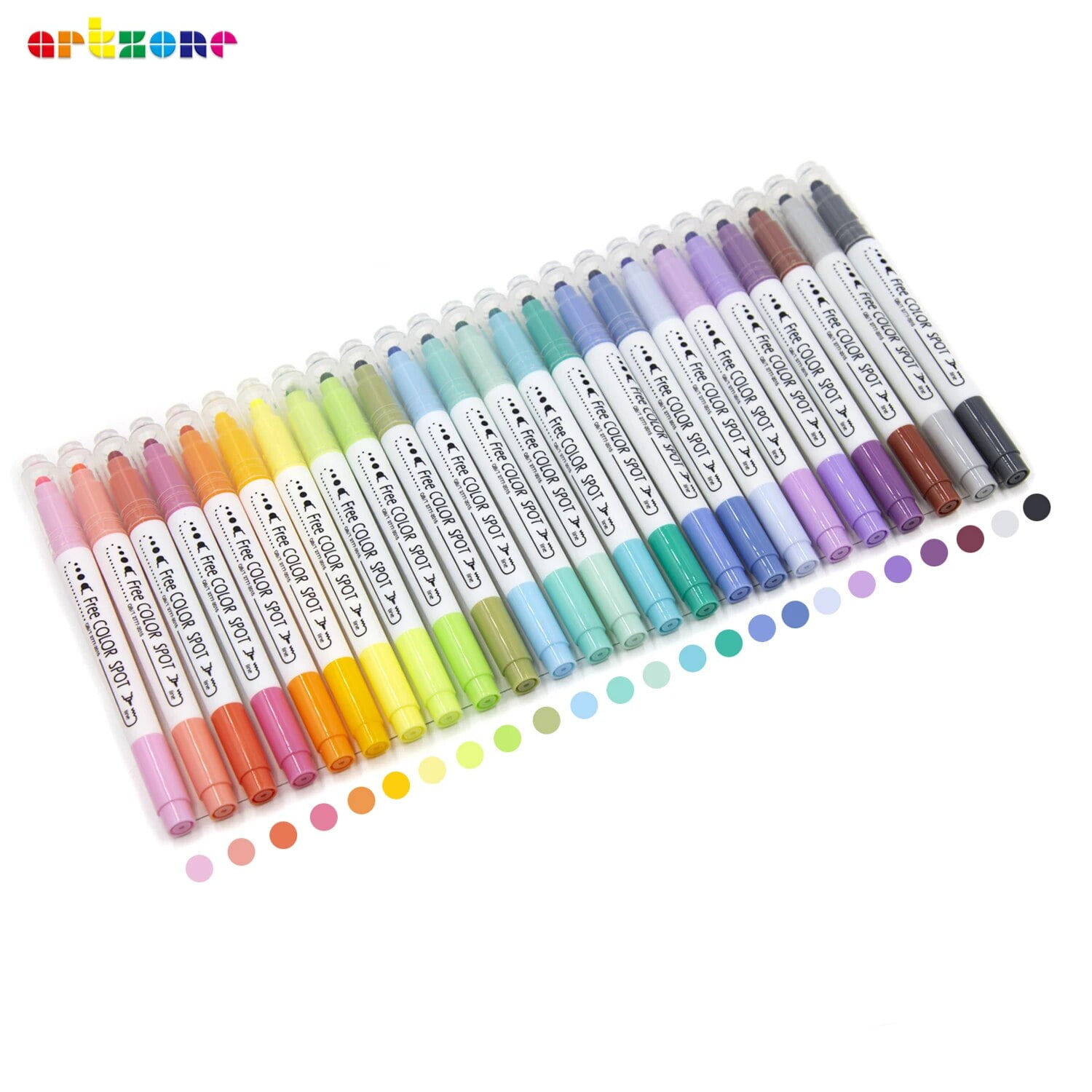 Creative Dot Marker Highlighters, Novelty Colored Dotted Art Markers ...