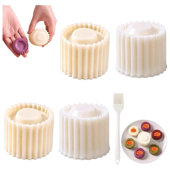 Creative Double-Ended Pastry Mold Sunflower-patterned & French Lace ...