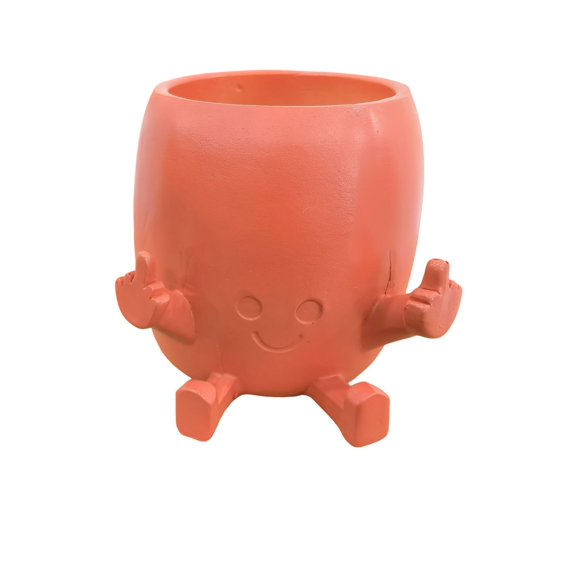 Creative Double Middle Finger Planter - Cute Home Garden Decor, 4.72in ...