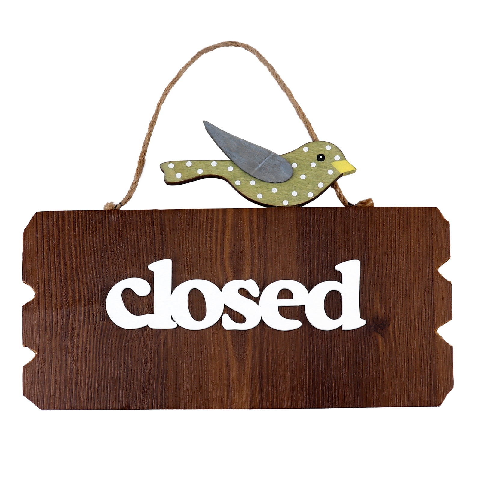 Creative Double Side Open and Closed Wooden Welcome Door Sign Door ...