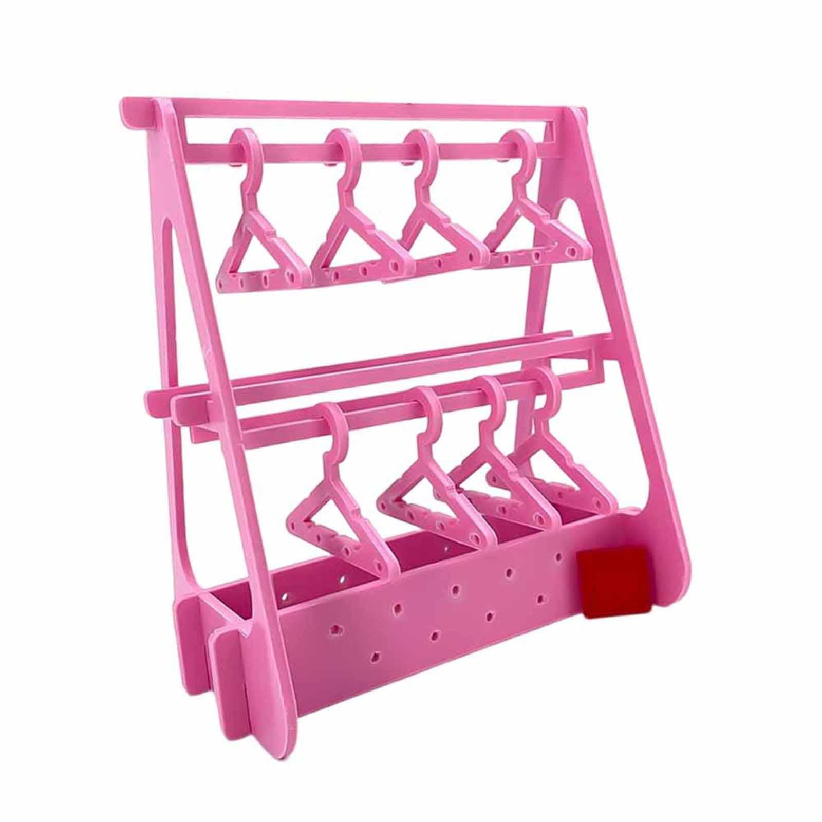 Creative Earring Display Stand Mini Coat Hanger Rack Jewelry Storage ...